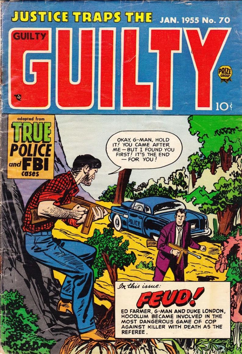 Justice Traps the Guilty Comics 1 92 1945 1958 Golden Age compact Disc ...
