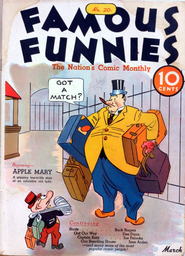 Ffamous Funnies Comics. Golden Age. Comics Rare Vintage no.1 No.2 and ...