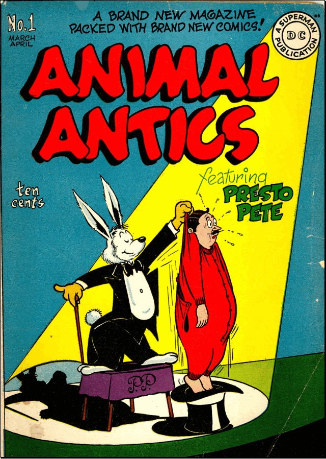 Movietown's Animal Antics Comics. Animal Antics Comics. Rare Vintage ...