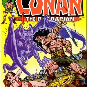 Conan the Barbarian Comics. Comics Rare Vintage (no. 1 and No.2; 140 ...