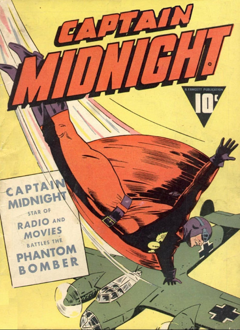Captain Midnight Comics. Golden Age. Rare Vintage Comics (1942-1948; 1 ...