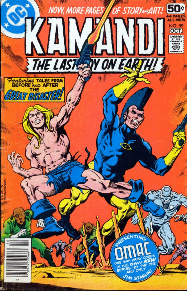 Kamandi Comics. Rare Vintage. No1-61 Publications. Compact Disk - Etsy