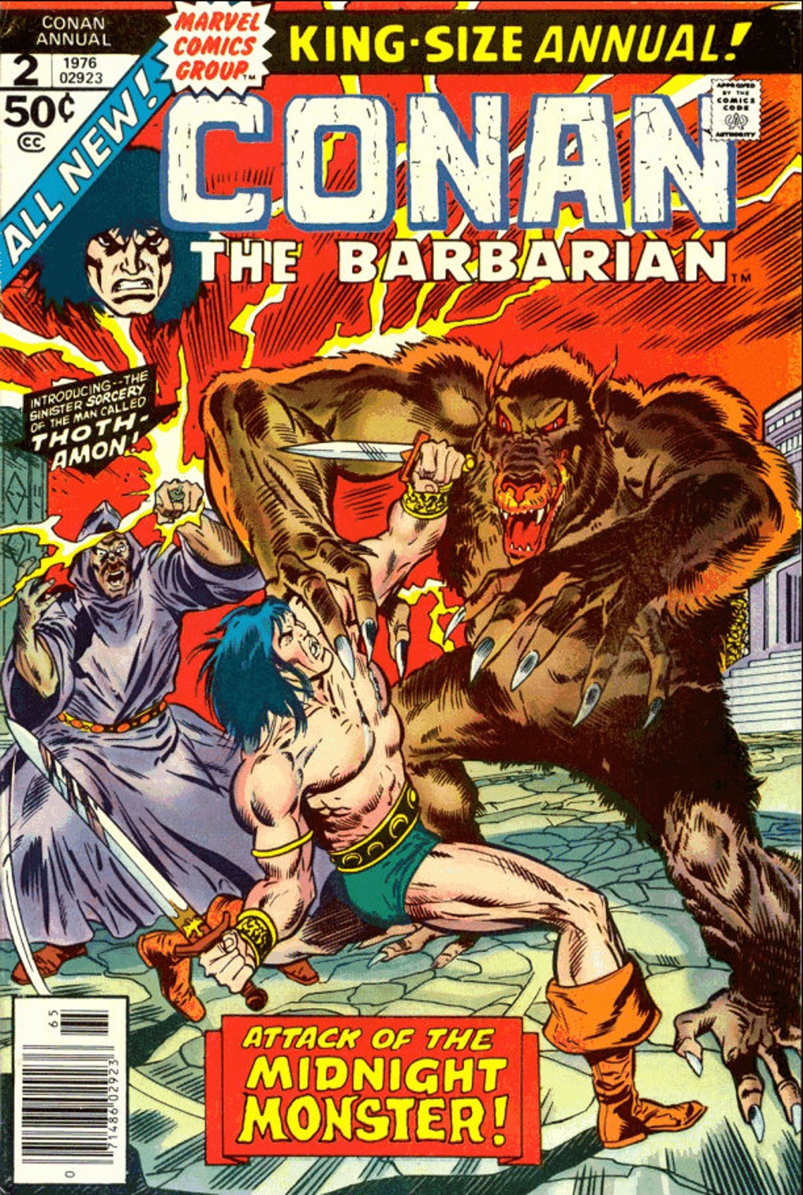 Conan the Barbarian Comics. Comics Rare Vintage no. 1 and No.2 140 ...