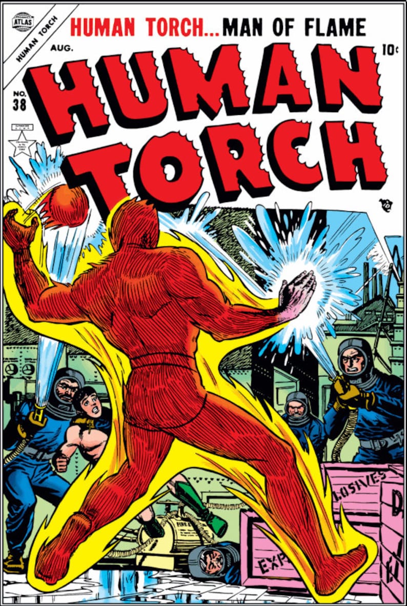 Human Torch Comics. Rare Vintage. Golden Age (1940-1954; 1-38 and 1974 ...