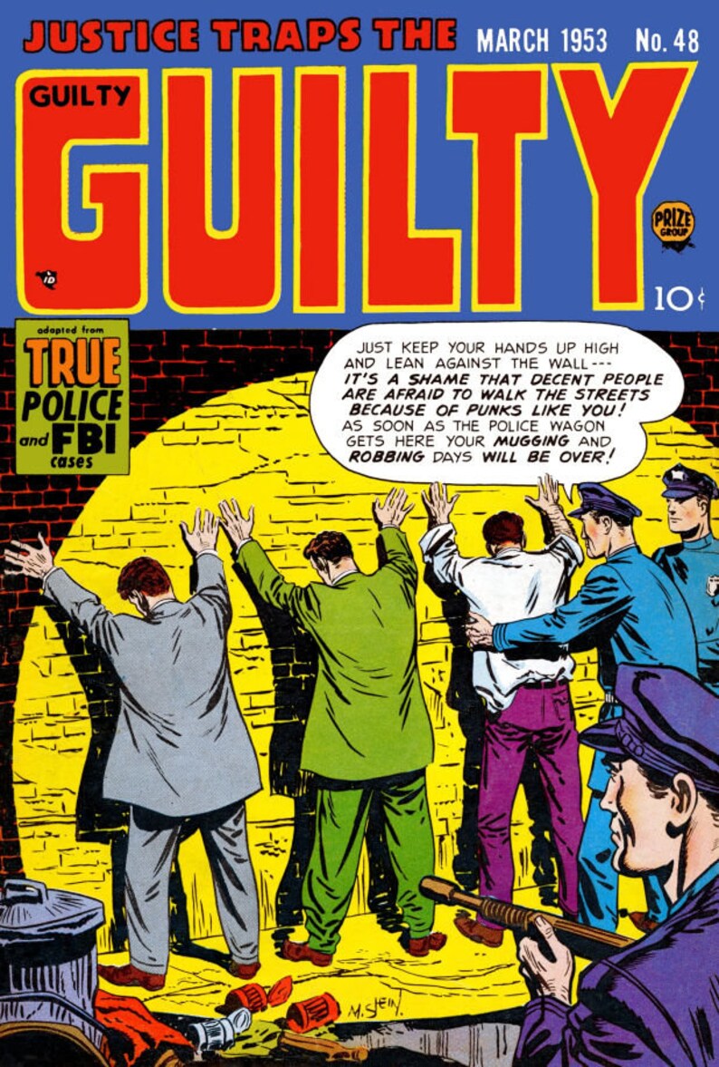 Justice Traps the Guilty Comics 1 92 1945 1958 Golden Age compact Disc ...