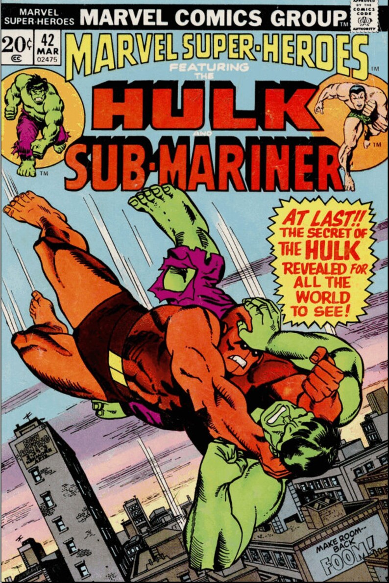 Marvel Super Heroes Comics. Rare Vintage. 1-85 Publications. Compact ...