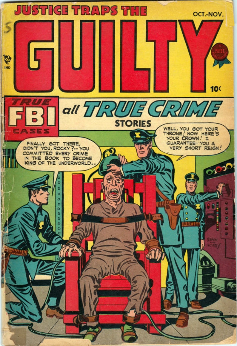 Justice Traps the Guilty Comics 1 92 1945 1958 Golden Age compact Disc ...