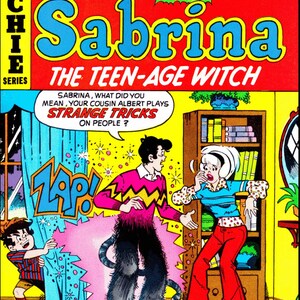 Sabrina the Teenage Witch Comics. Rare Vintage. Silver Age. From 1971 ...