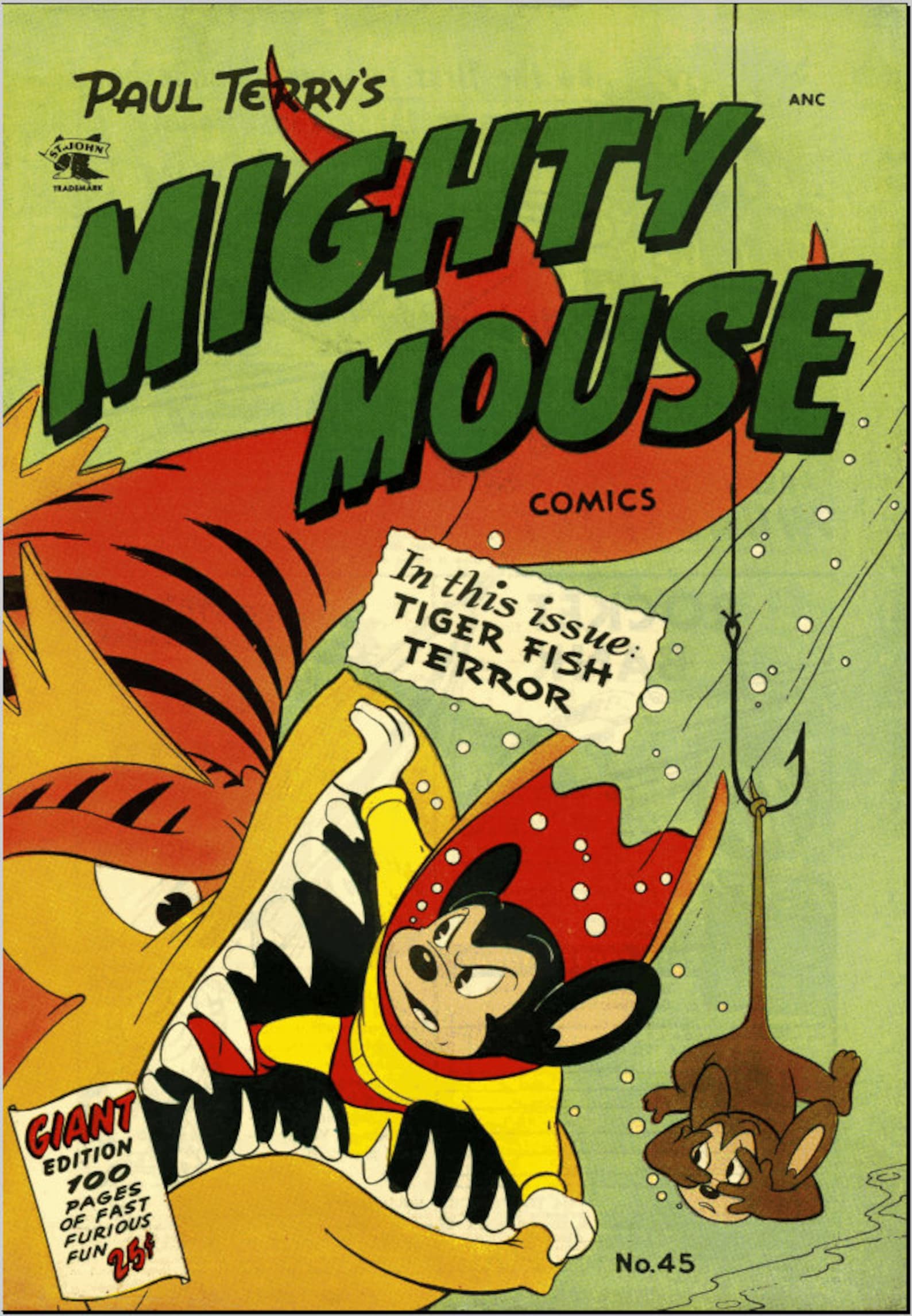 Paul Terry's Mighty Mouse Comics. Rare Vintage. Golden Age. 51 ...