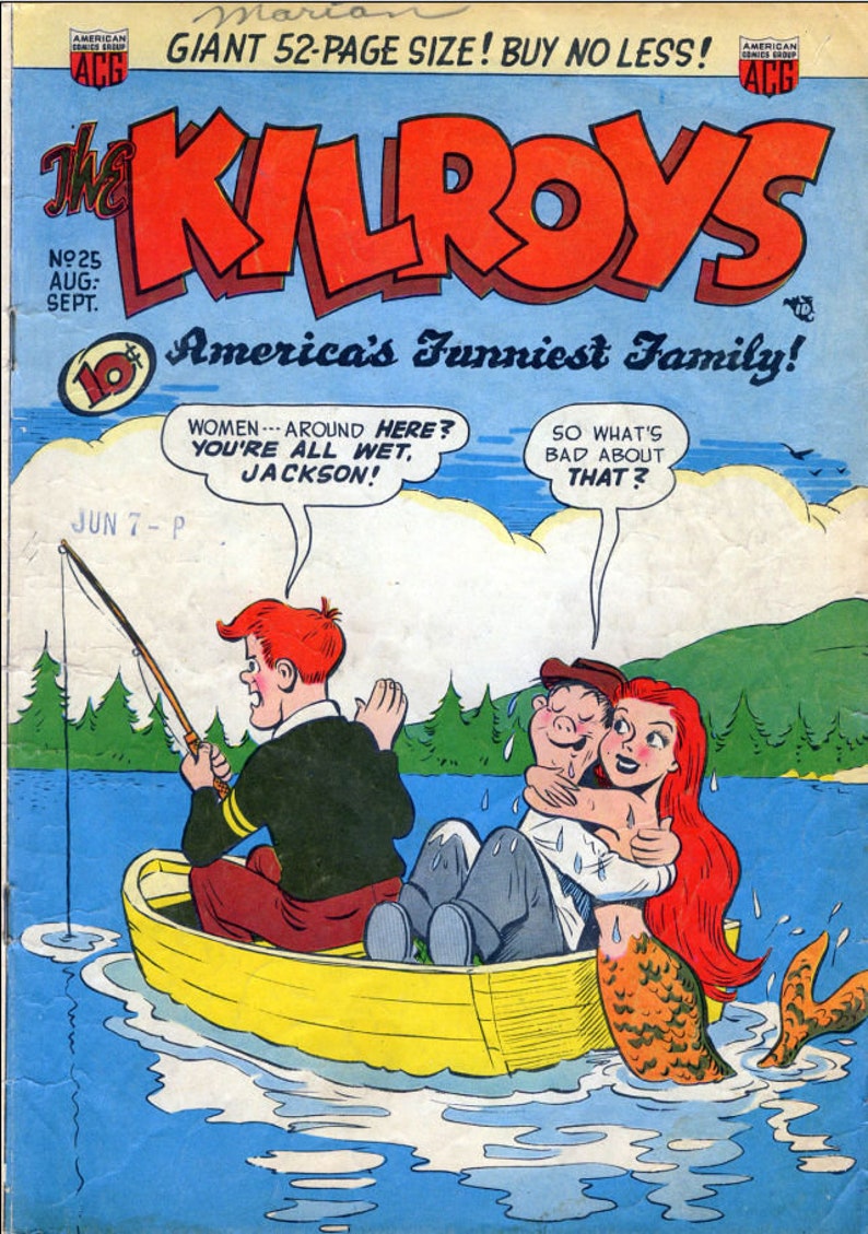 Kilroys Comics. Golden Age. Rare Vintage Comics 1947-1955 52 - Etsy