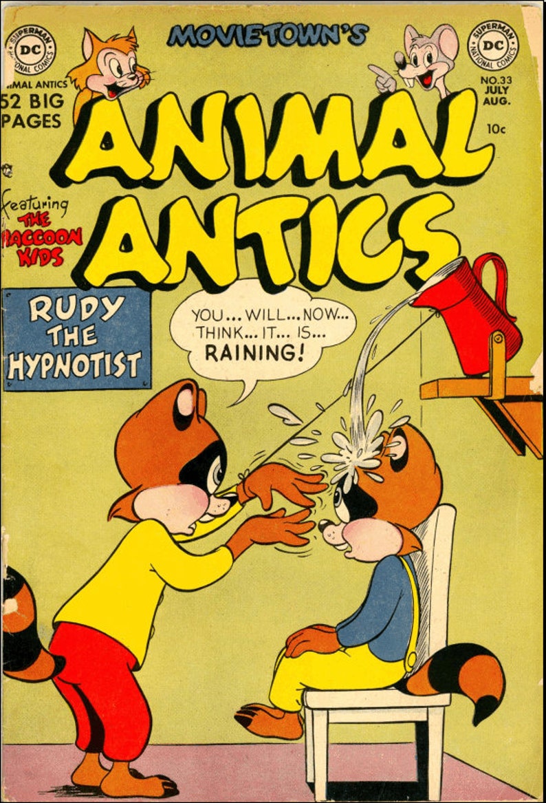 Animal Antics Movietown's Animal Antics Comics Rare Vintage. Golden Age ...