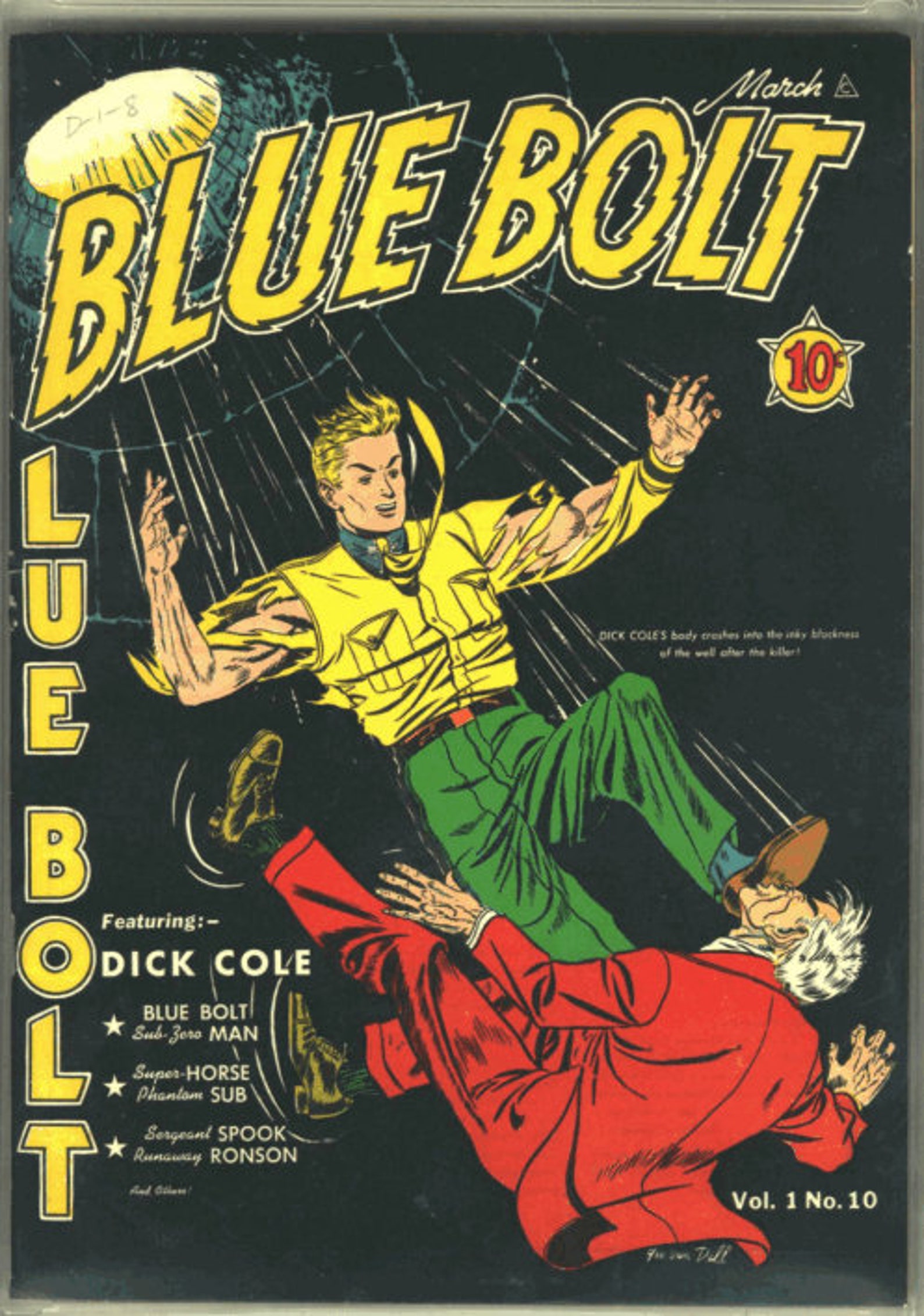 Blue Bolt Comics. Golden Age. Rare Vintage Comics. Compact Disk No1 and ...