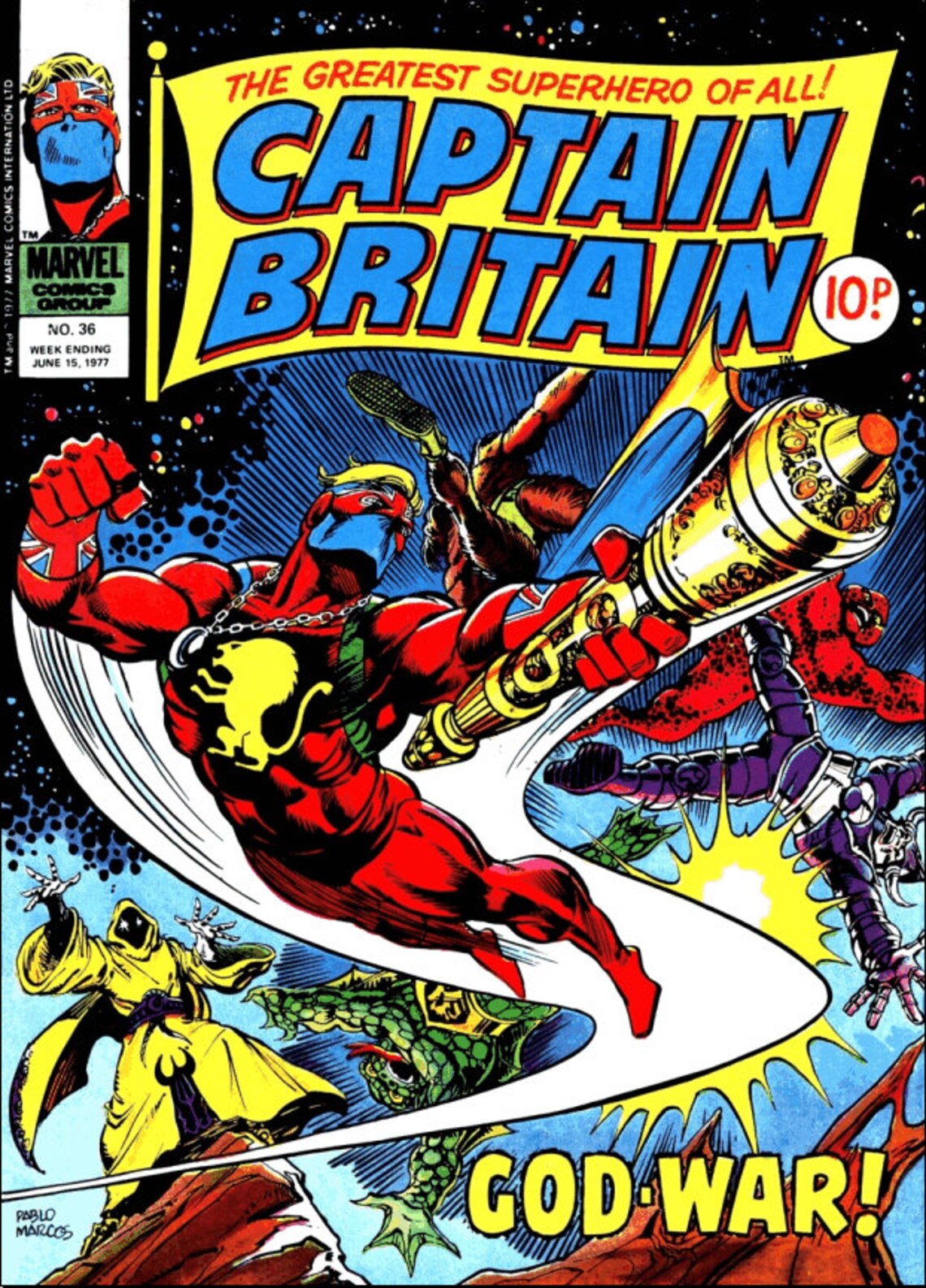 Captain Britain super Spider-man and Captain Britain Comics. - Etsy