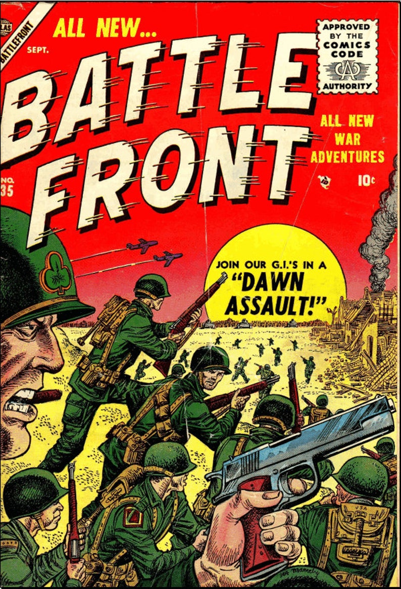 Battlefront Comics. Golden Age. Rare Vintage Comics (1952-1957; 1-48 ...