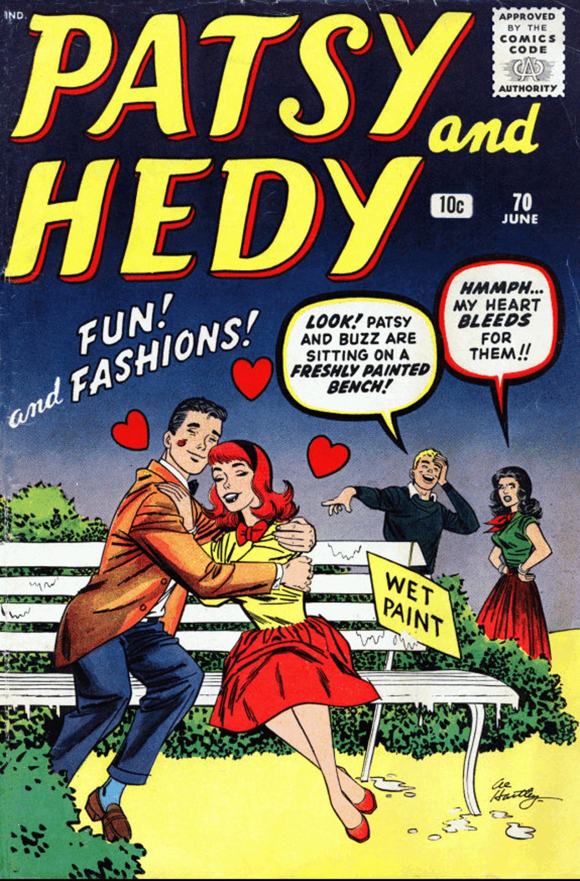 Patsy and Hedy Comics. Rare Vintage. Silver Age. From 1952 | Etsy