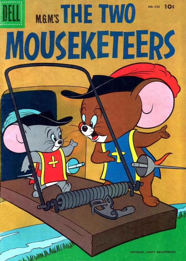 Mouse Muskerteer + Raccoon Kids + Three Mouseketeers Comics. Rare ...