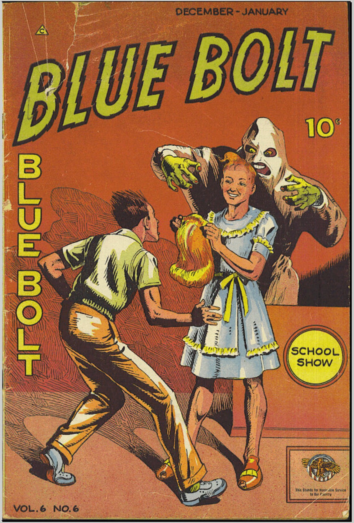Blue Bolt Comics. Golden Age. Rare Vintage Comics. Compact - Etsy