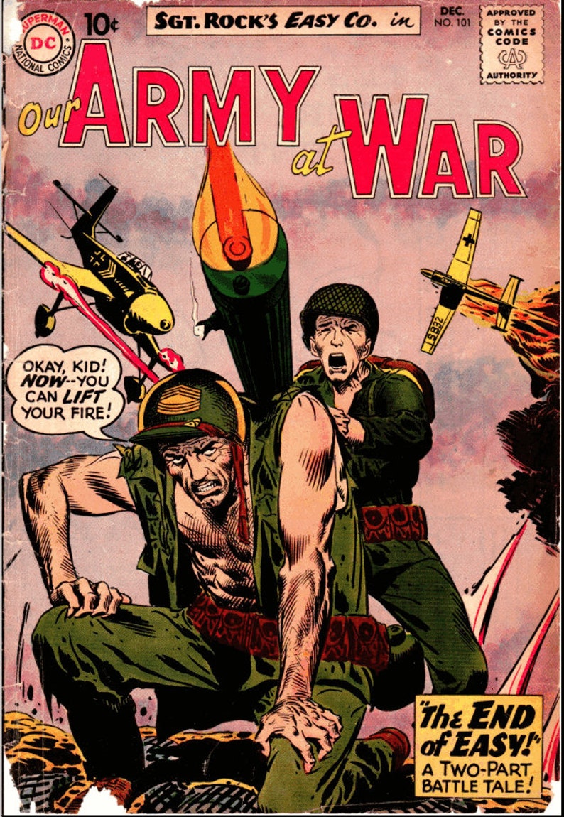 Our Army at War Comics. Comics Rare Vintage. From 1952 - 301 ...