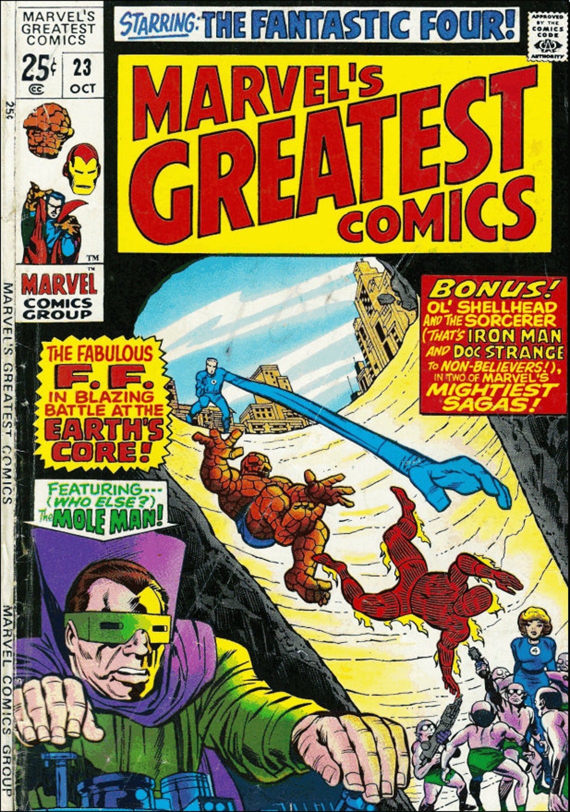 Marvel's Greatest Comics. Rare Vintage. Silver Age. From 1969. Compact ...