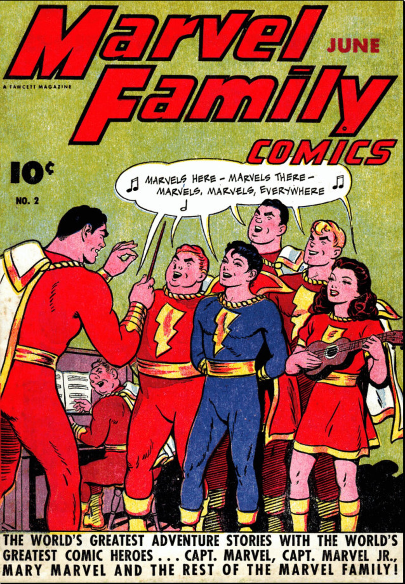Marvel Family Comics. Golden Age. Rare Vintage Comics 88 Publications ...