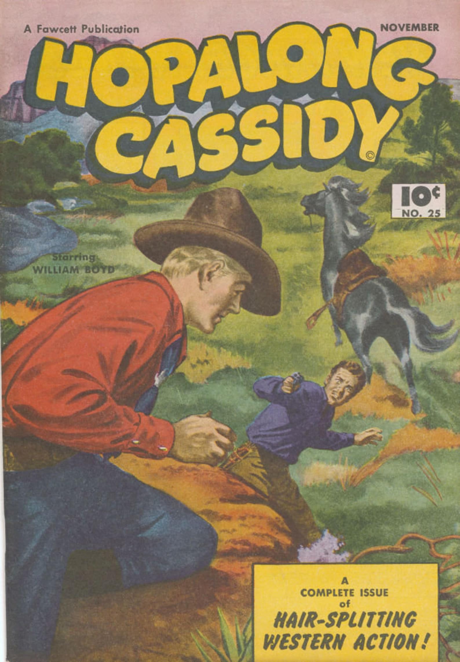 Hopalong Cassidy Comics. Golden Age. Rare Vintage Comics (1943-1953; 1 ...