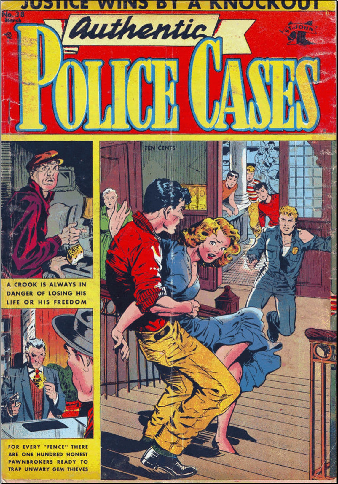 Authentic Police Cases Comics. Rare Vintage. 1948-1955 1-38 Compact ...