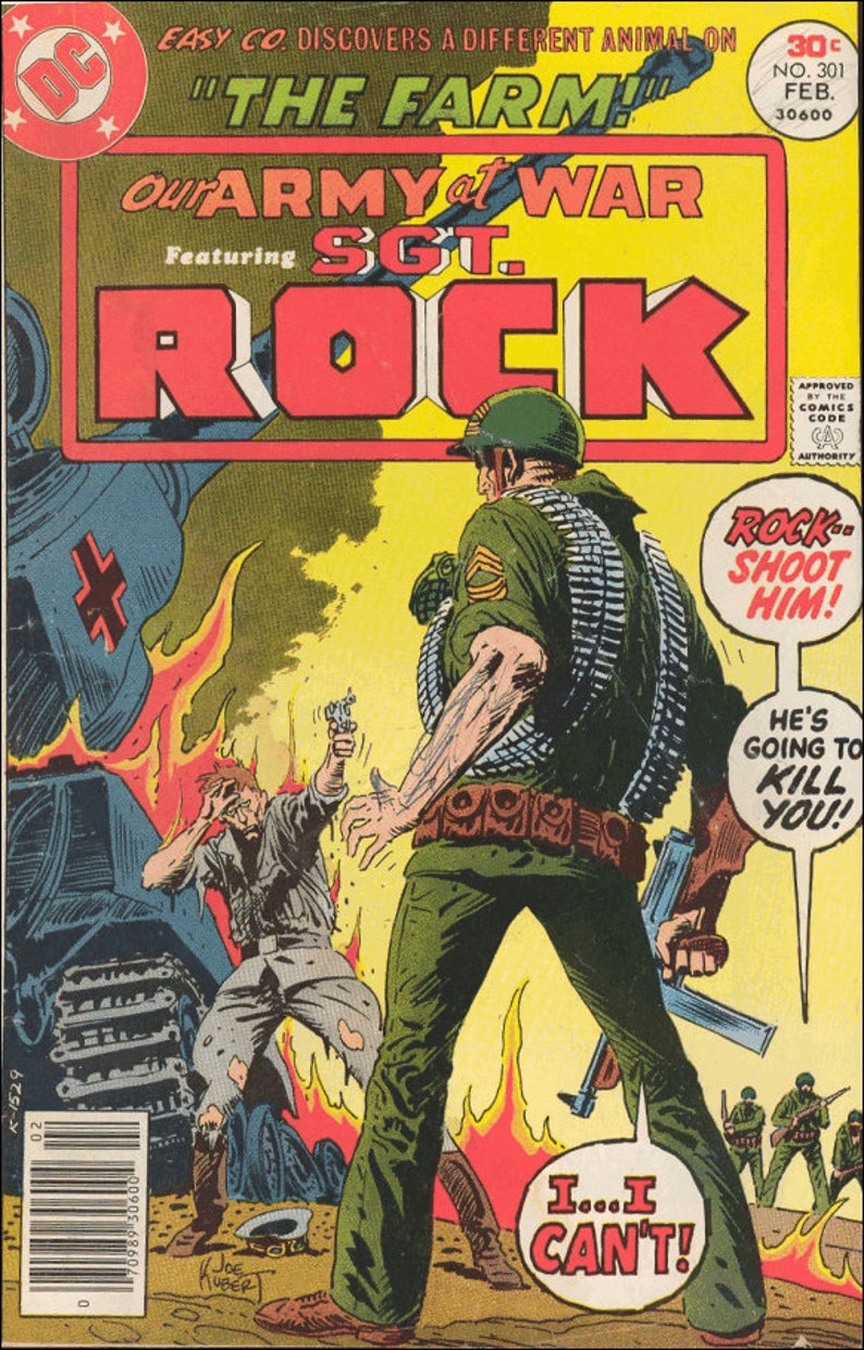 Our Army at War Comics. Comics Rare Vintage. From 1952 - 301 ...