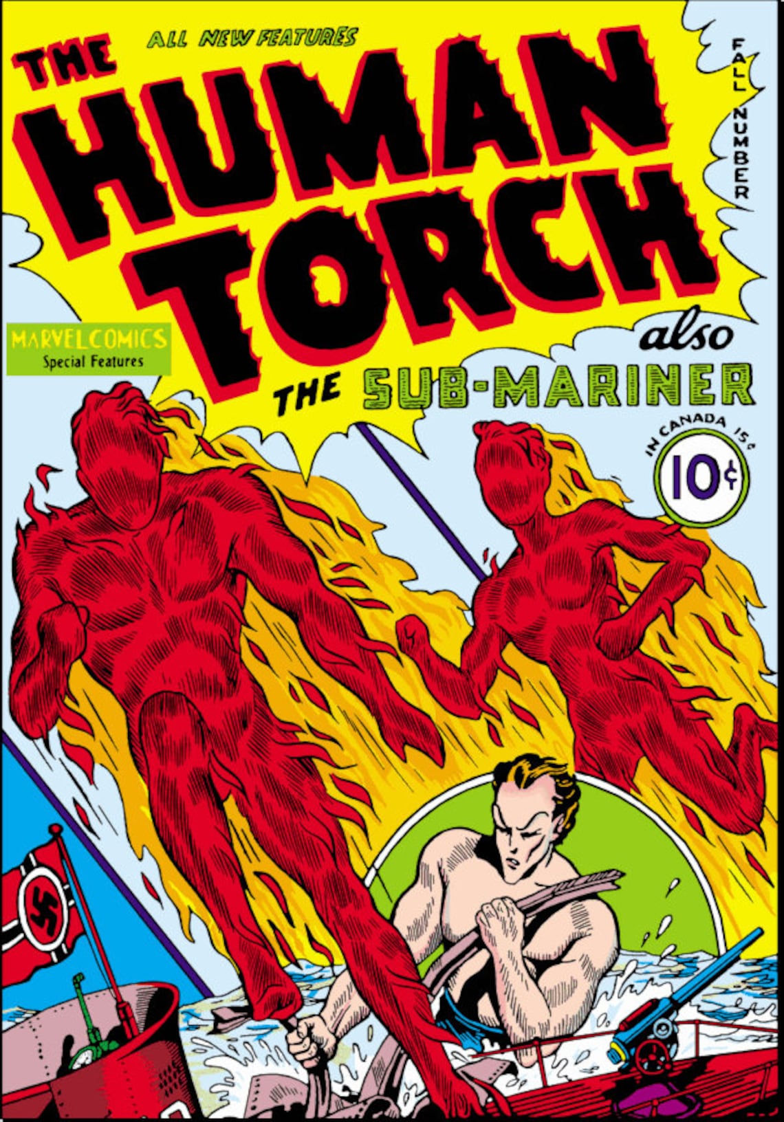 Human Torch Comics. Rare Vintage. Golden Age 1940-1954 1-38 and 1974 ...