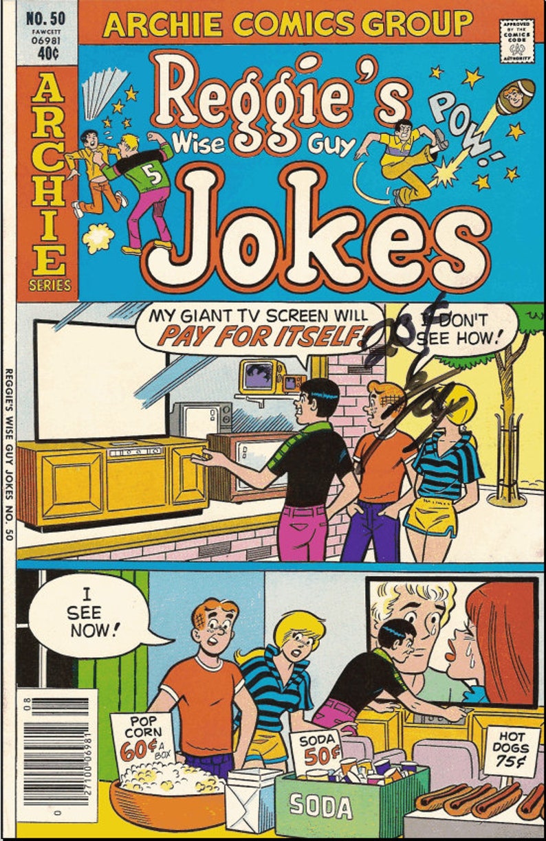 Reggies Wise Guy Jokes Comics. Rare Vintage. From 1968 1-55 ...