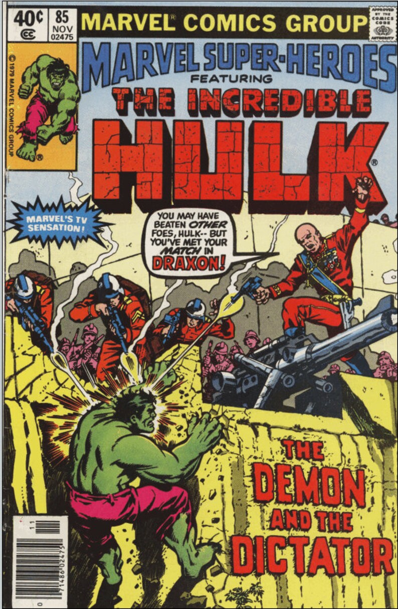 Marvel Super Heroes Comics. Rare Vintage. 1-85 Publications. Compact ...