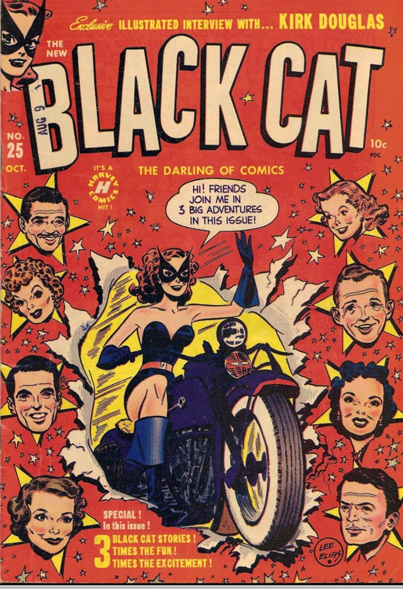 Black Cat Comics. Golden Age. Rare Vintage Comics 1946-1958 1-62 ...