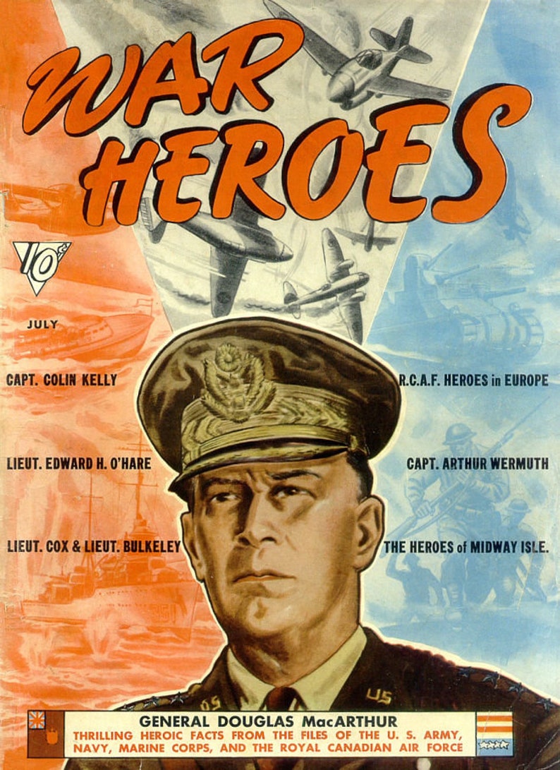 War Comics. Golden Age. Rare Vintage Comics (1940-1955; 37 Publications ...