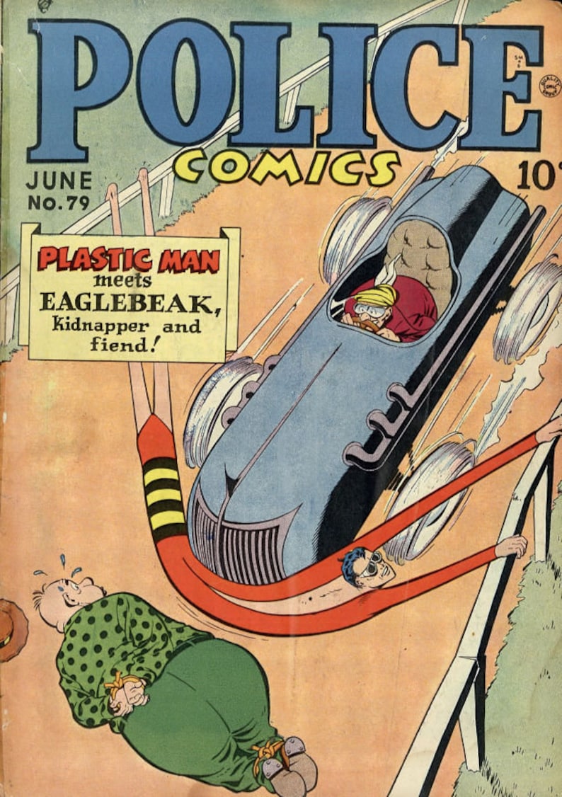 Police Comics 1 127 1941 1953 Golden Age compact Disc No1. and No2. - Etsy