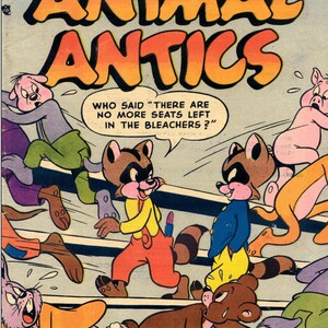 Movietown's Animal Antics Comics. Animal Antics Comics. Rare Vintage ...