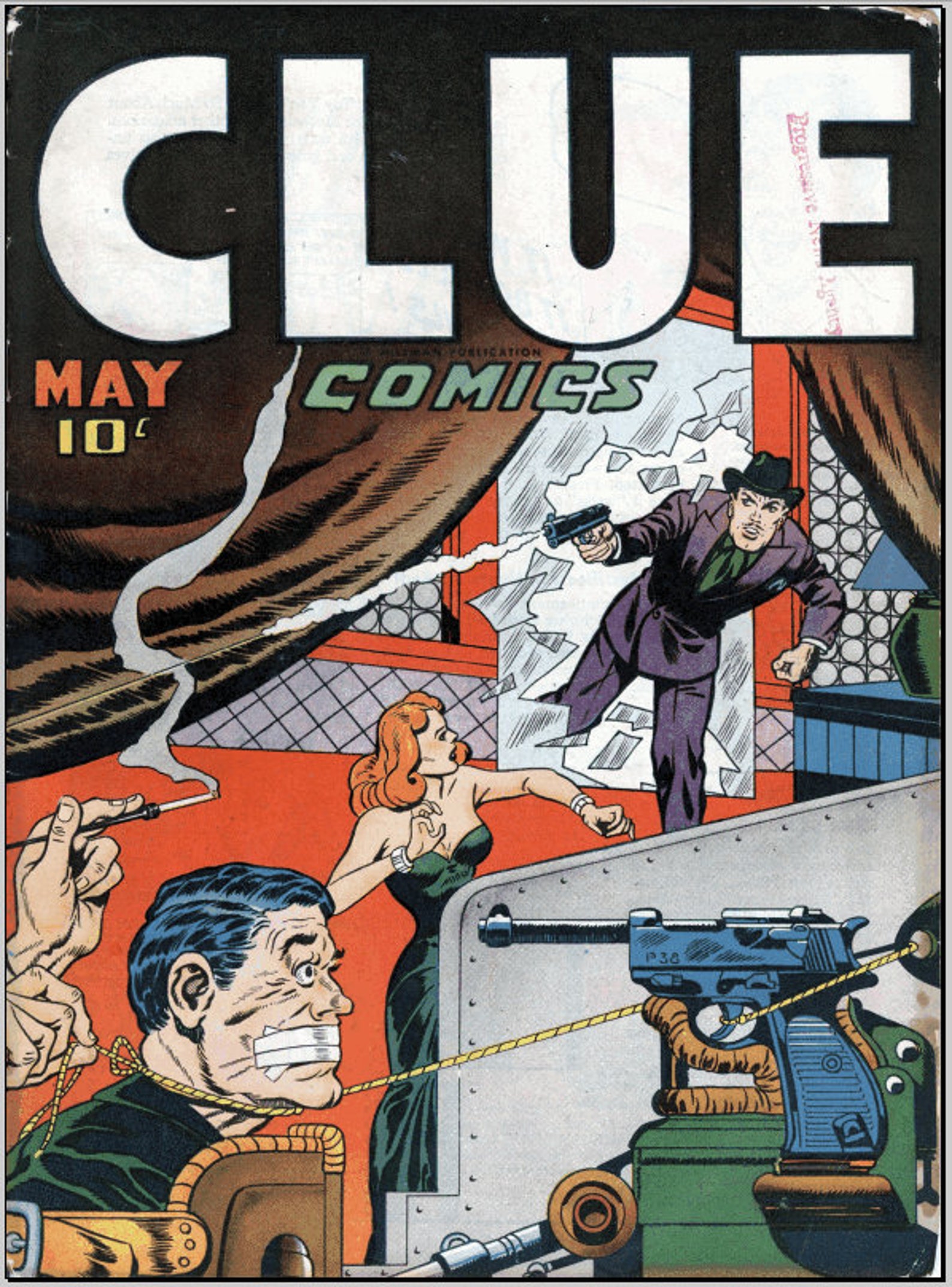 Clue Comics. Real Clue Crime Stories Comics. Golden Age. Rare Vintage ...