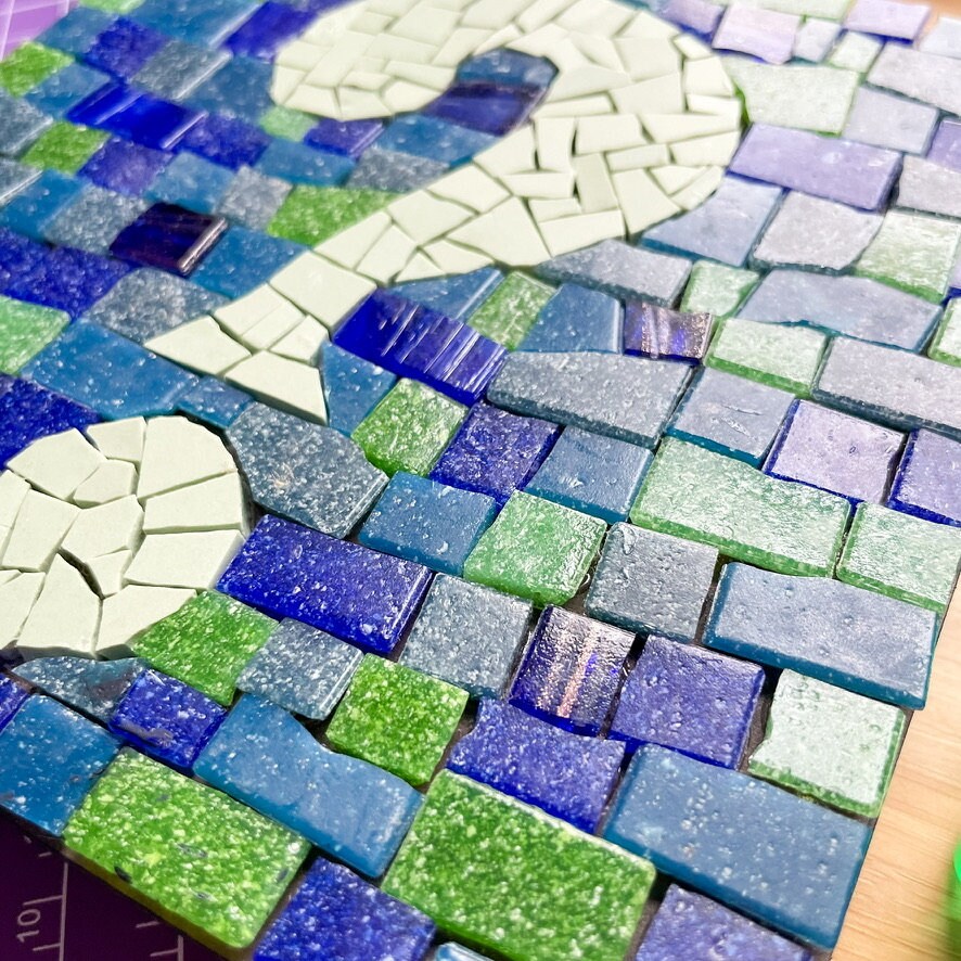 Question Mark & Exclamation Point Mosaic Wall Hanging Set - Etsy