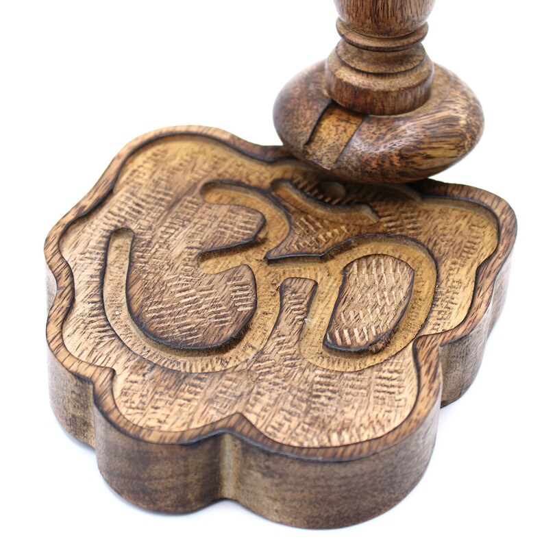 Hand-made Small MANGO Wood Backflow Burner-om DESIGN.13 X 15 X - Etsy