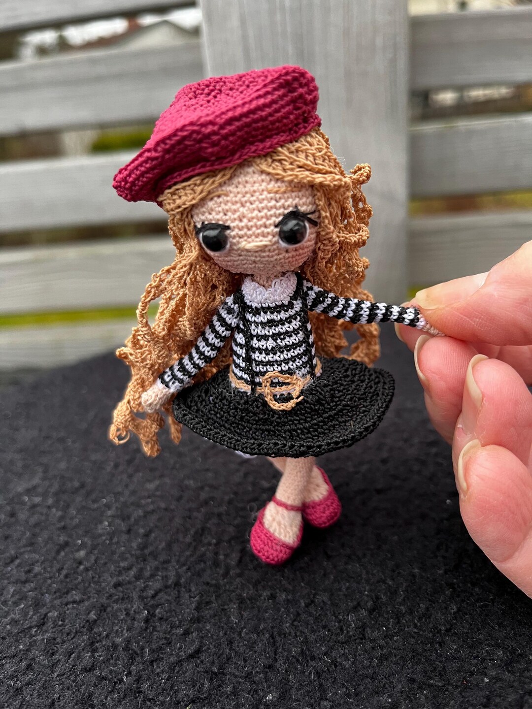 Micro Mini Ballerina Crochet Doll Amigurumi - Etsy