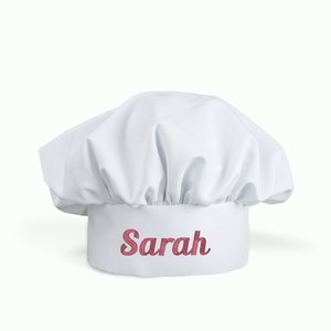 Personalized Kids Chef Hat: Embroidered Name, Cooking Gift for Birthday ...