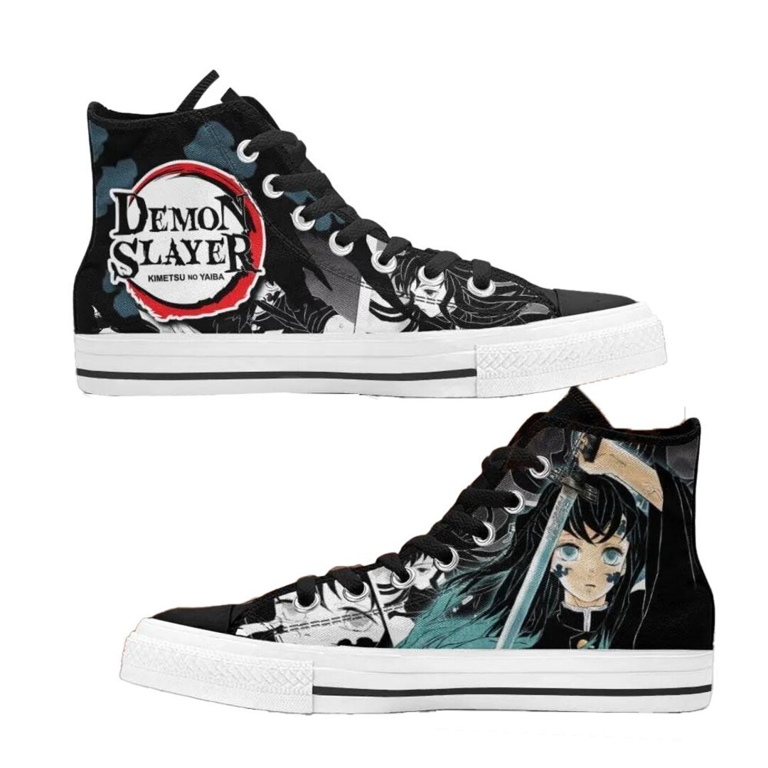 Muichiro High Top Shoes Custom Anime Sneakers - Etsy
