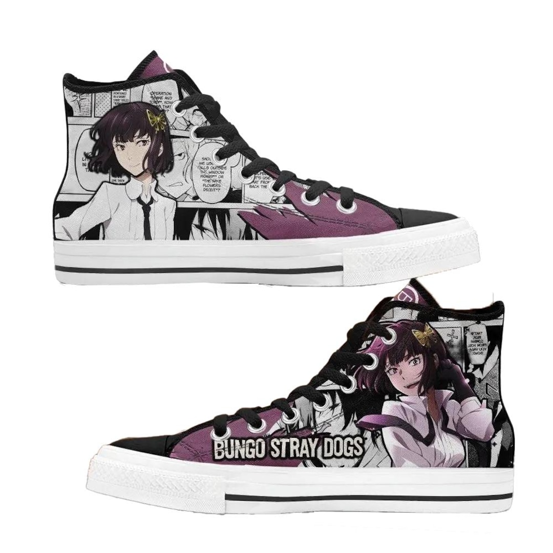 Akiko Yosano High Top Shoes Custom Anime Sneakers - Etsy