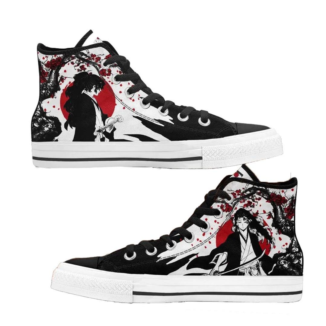 Yoriichi Tsugikuni High Top Shoes Custom Sneakers Japan Style - Etsy