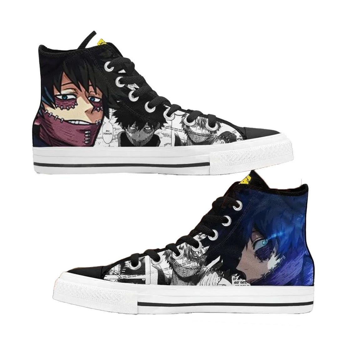 Dabi High Top Shoes Custom Anime Sneakers Mix Manga - Etsy