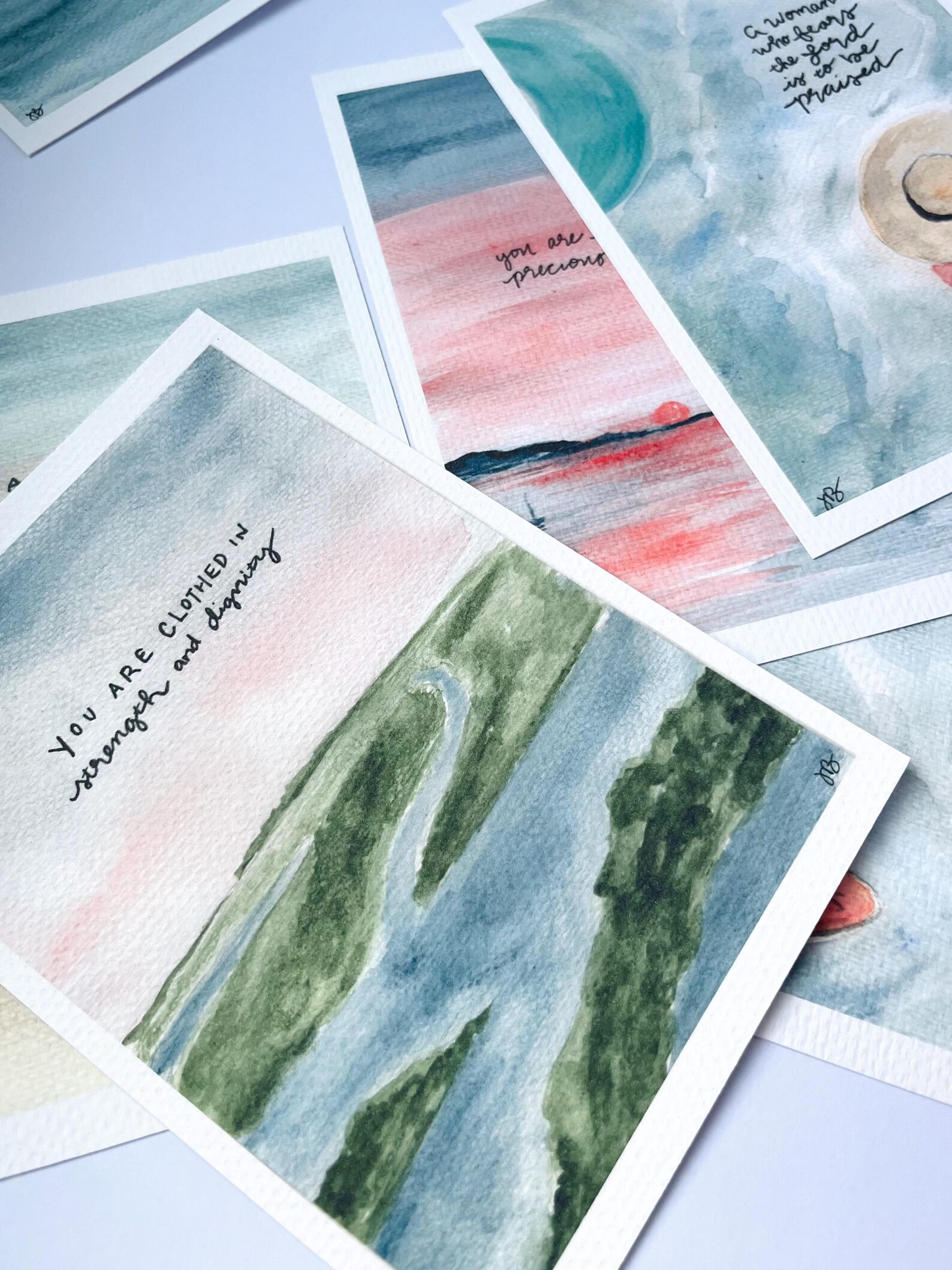 Watercolor Art Print | Many Women Have Done Excellently | Waves of ...