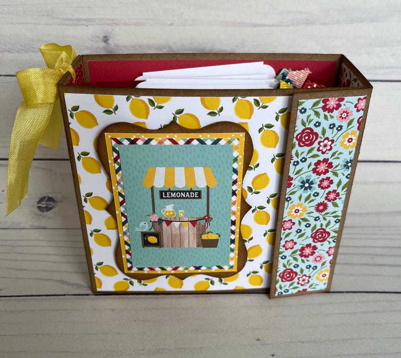 Lemonade Stand Scrapbook Mini Album: Summer Family Fun Memory Book - Etsy