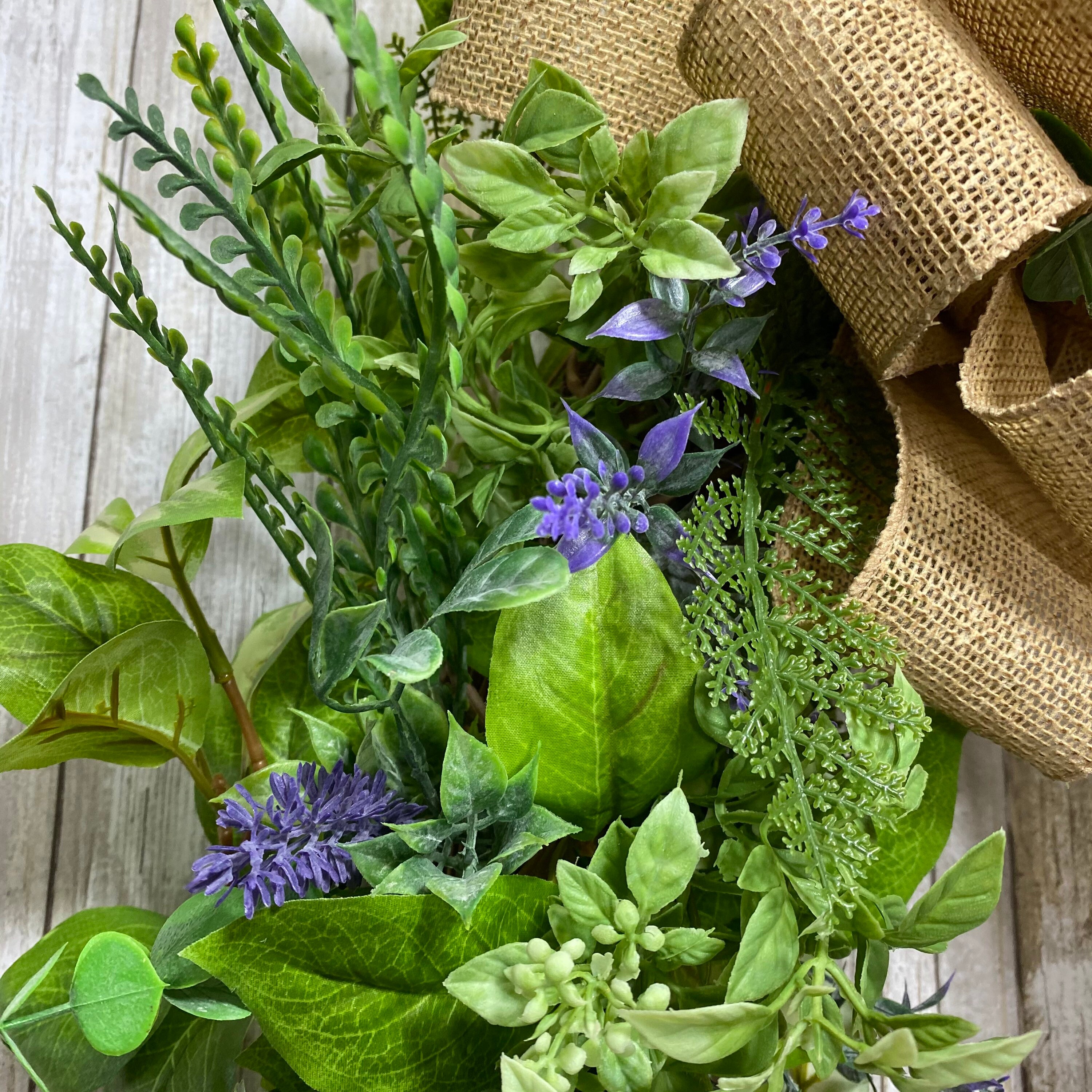 Everyday Greenery Wreath, Rustic Wreath, Wreath for Year Round, Decor ...