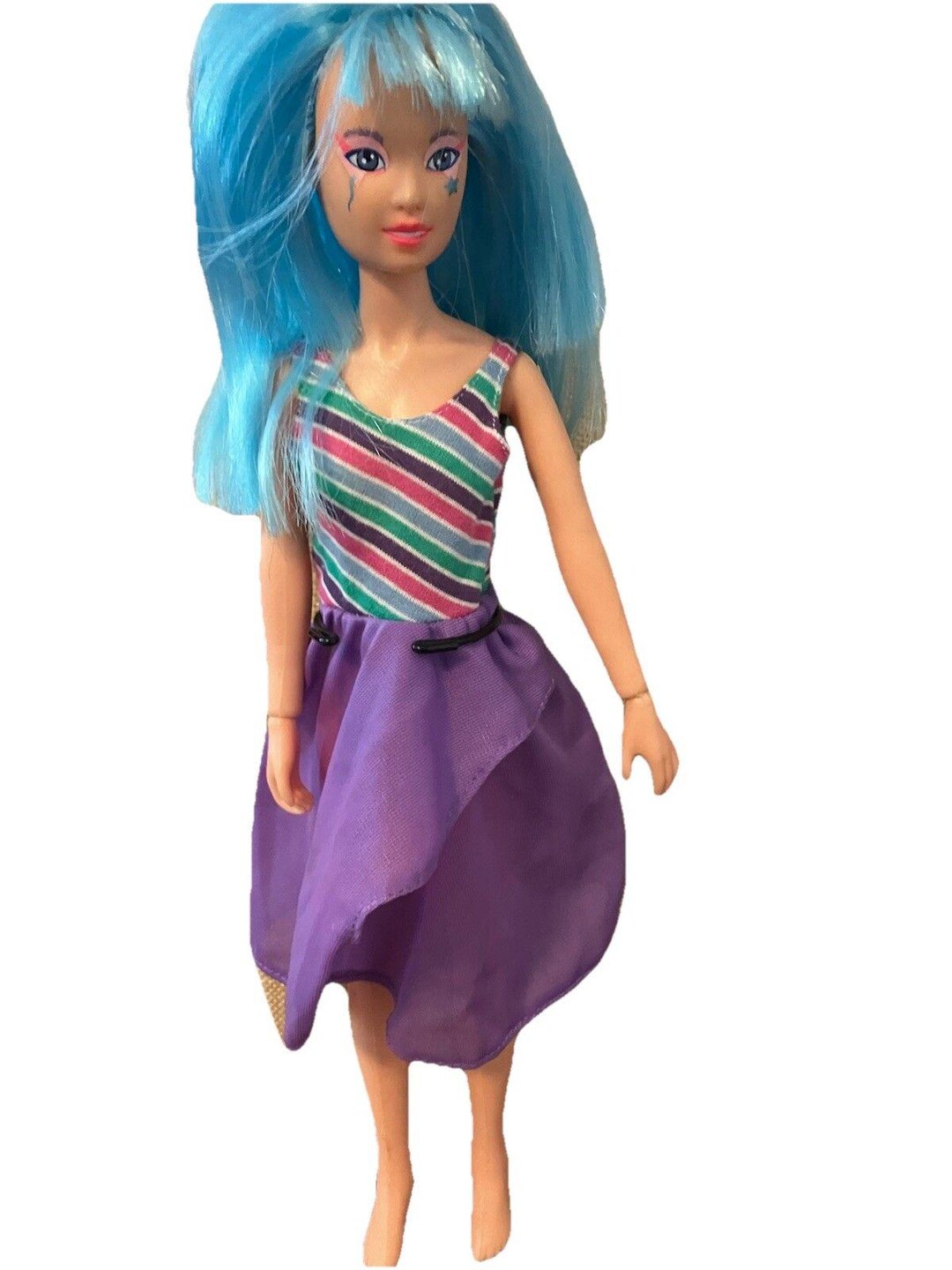 1985 AJA Vintage Jem and the Holograms Doll Blue Hair - Etsy