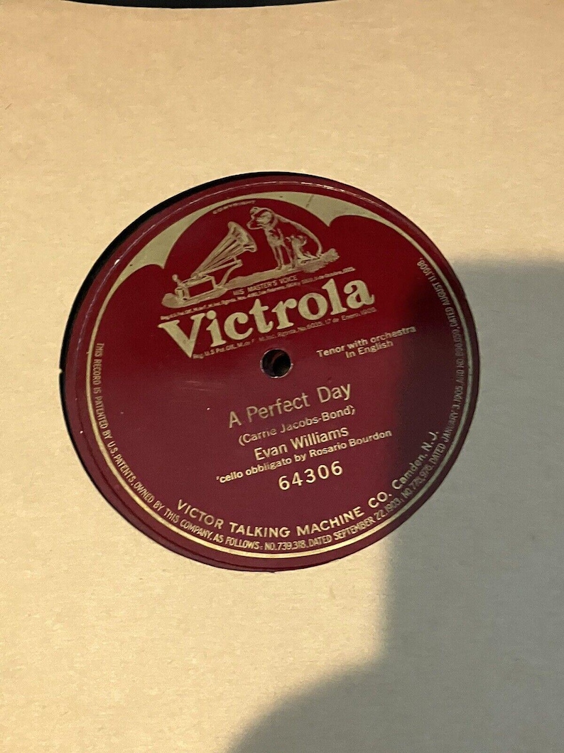Victrola Records Lot of 10 Album Book Enrico Caruso Evan Williams - Etsy