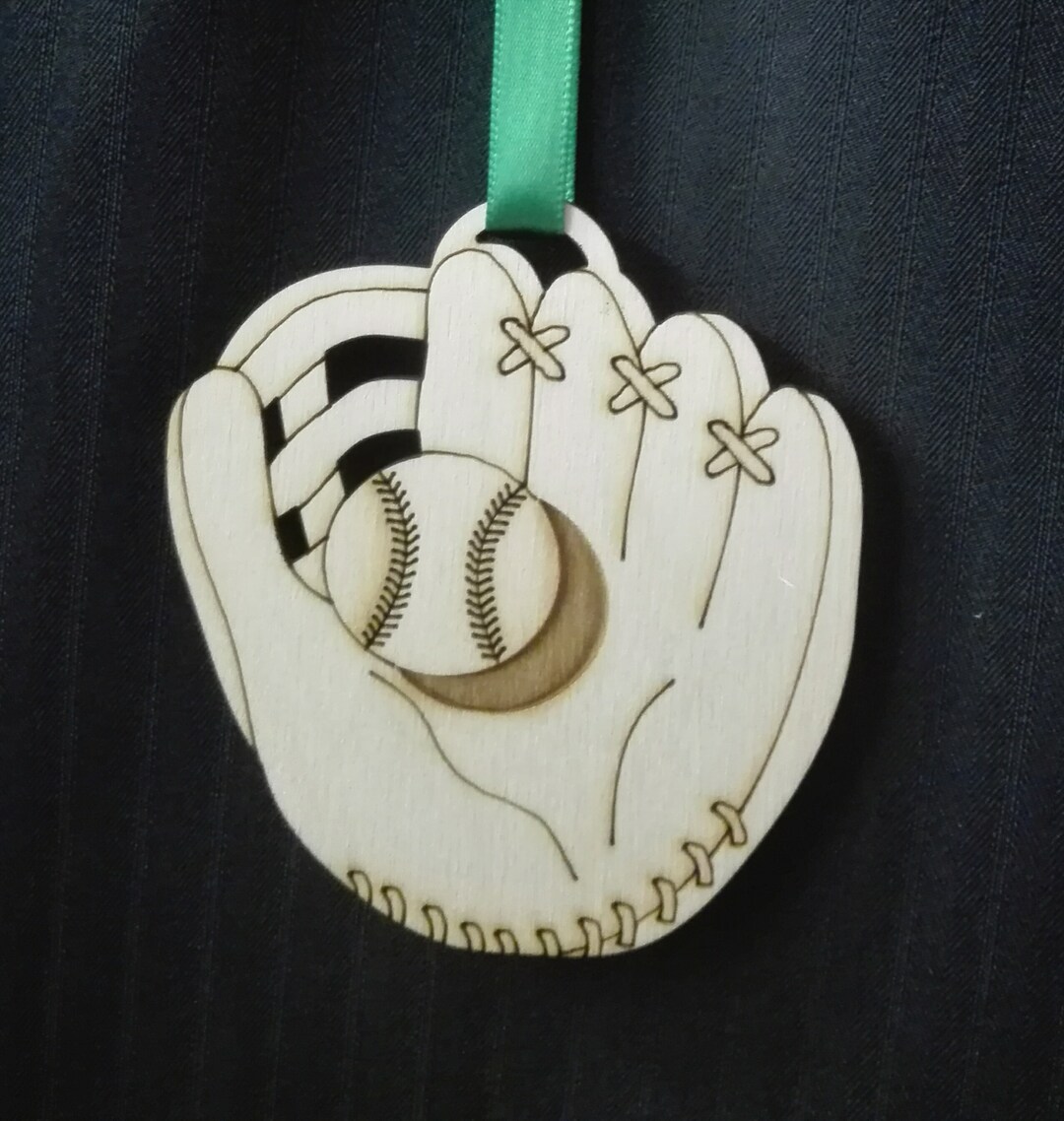 Laser-cut Wooden "baseball" Ornament - Etsy