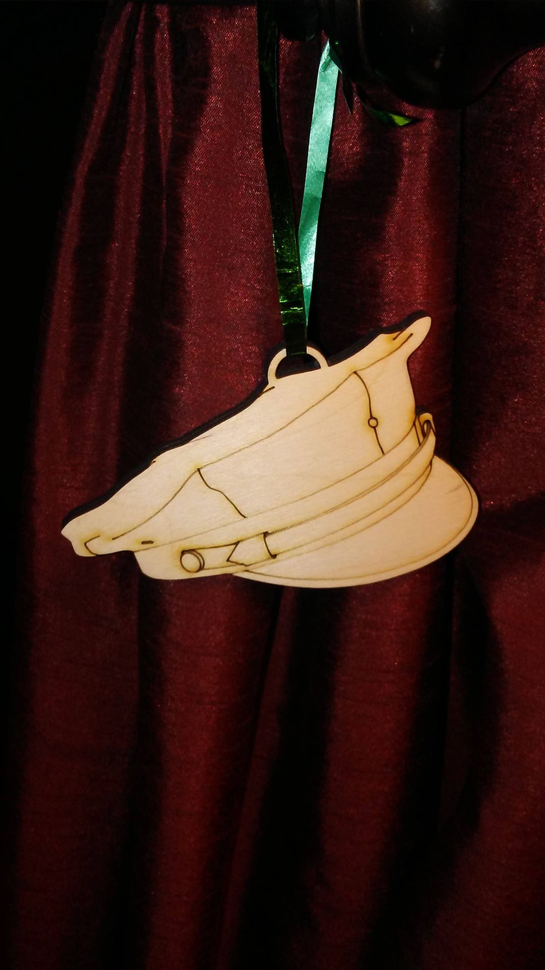 Laser-cut Wooden "police Cap" Ornament - Etsy